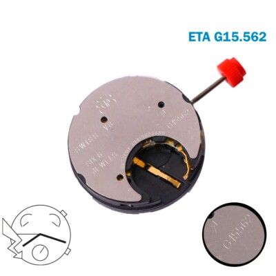 ETA G15.562 Swiss Made Movement, Quartz Analog Movement, 3 Hands ...