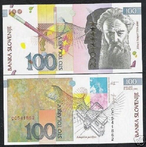 Slovenia 100 TOLARJEV P-28 2004 Commemorative EU entry Slovenian ...