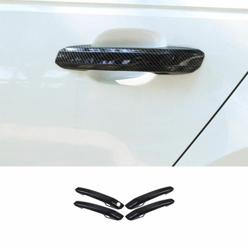 For Audi A4 A5 2017-21 ABS Carbon Fiber Exterior Outside Door Handle ...