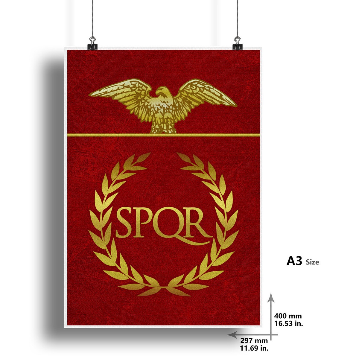 Ancient Roman Republic Flag Northern Roman Empire (Four Romes)