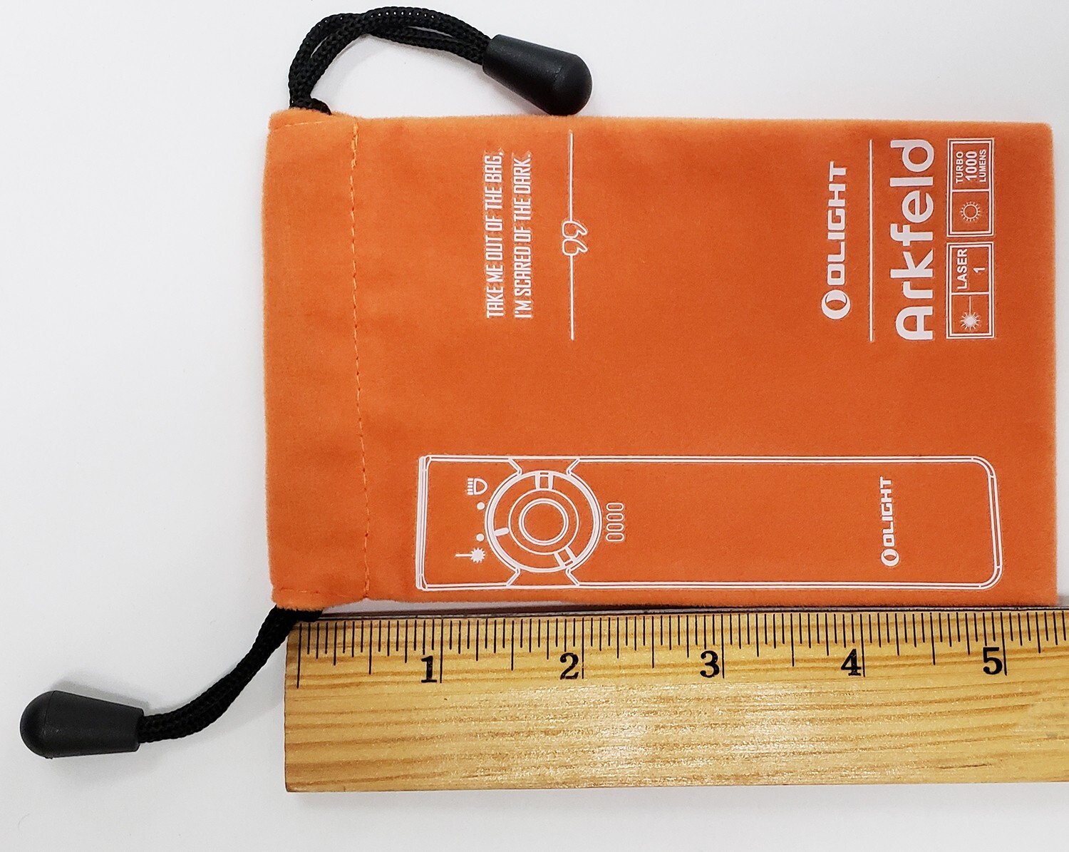 Olight Arkfeld Orange Draw String Pouch, 5.5" x 3.5" | eBay
