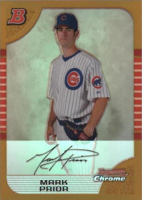 2005 Bowman Chrome - Mark Prior #140 Gold Refractor /50 for sale online ...