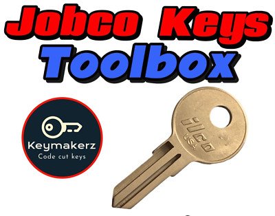 Jobco Toolbox Keys Replacement Spare Key Cut to Your Code J201-J300 | eBay