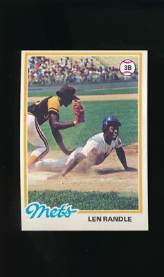 1978 Topps #544 Len Randle * 3rd Base * New York Mets * EX/EX-MT * | eBay