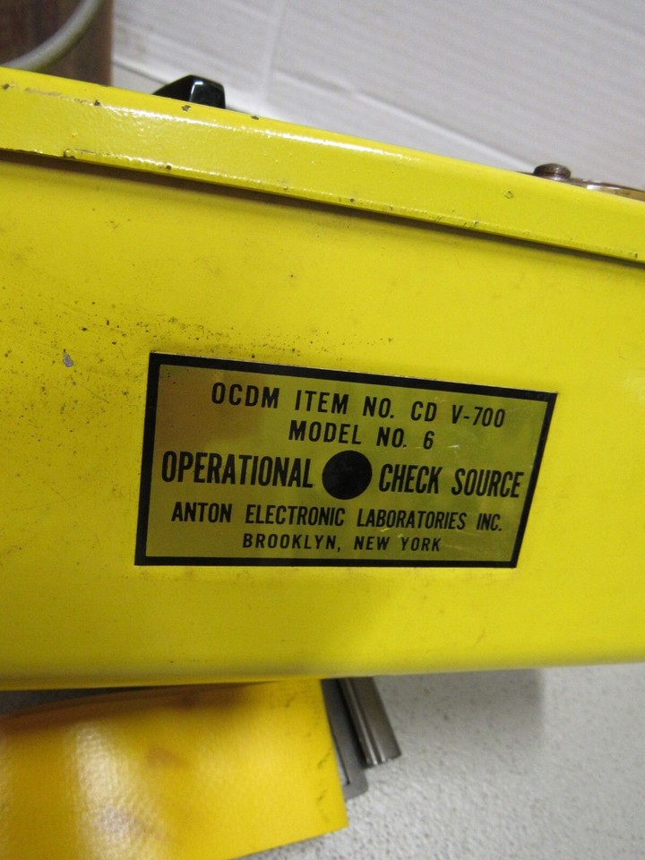 US Civil Defense CD Radiation Detection Set Geiger Counter Model 6 & 6A ...