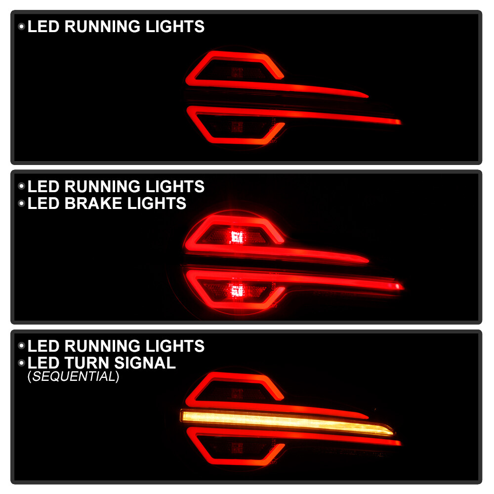 2016-2023 Mazda MX-5 Miata LED Tube Sequential Signal Tail Lights Brake ...