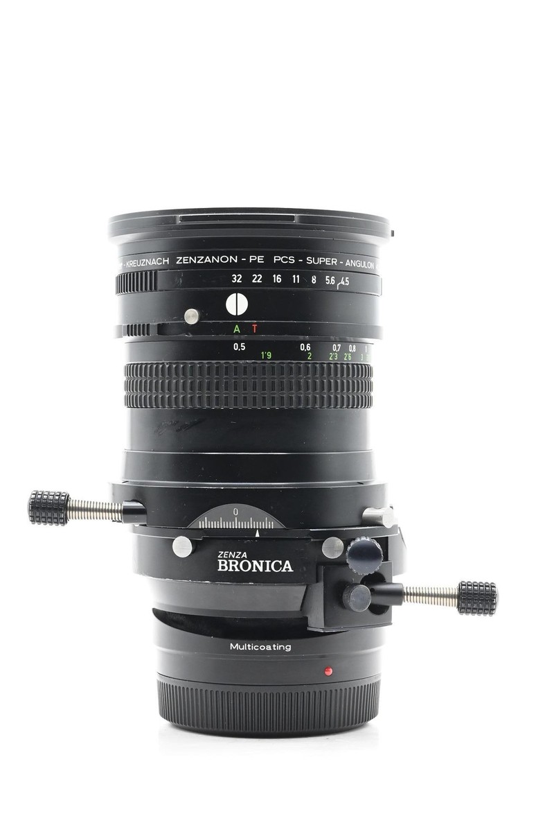 Bronica ETR 55mm f4.5 PE PCS Schneider Super Angulon Tilt Bronica ETR 55mm f4.5 PE PCS Schneider Super Angulon Tilt