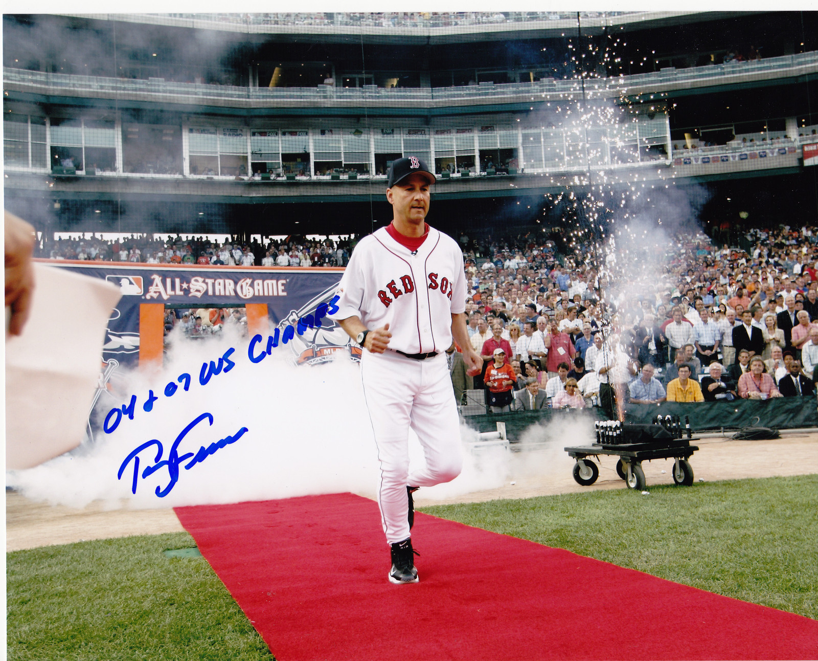 TERRY FRANCONA BOSTON RED SOX 04 & 07 WS CHAMPS ACTION SIGNED 8x10 | eBay