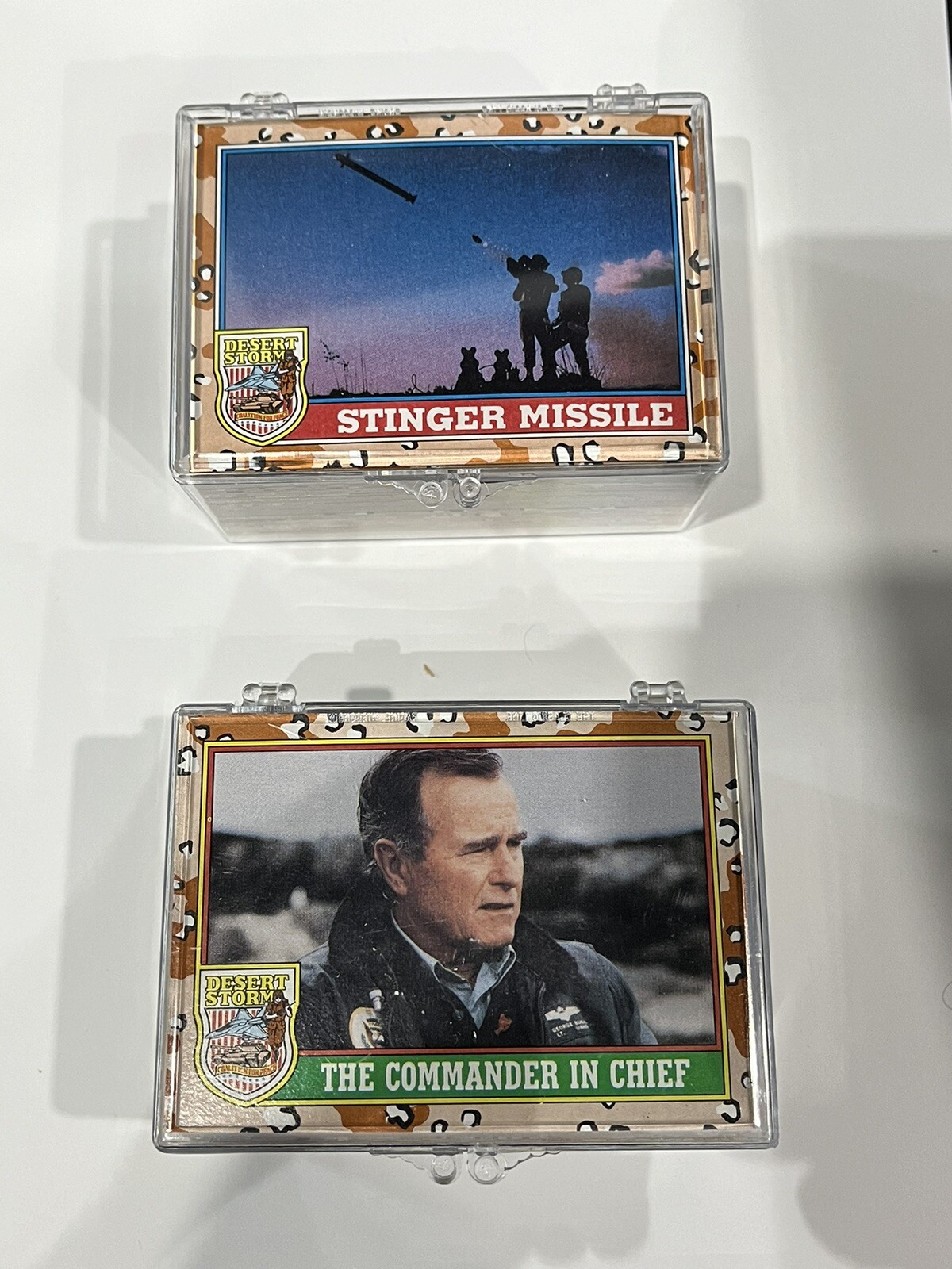 1991 Topps Desert Storm Trading Cards Series 1 & 2 Complete 176 Set 22 ...