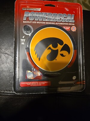 Iowa Hawkeyes Power Decal Backlit Led Motion Sending Auto READ/42 | eBay