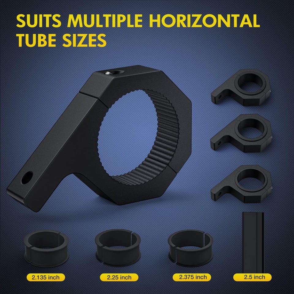 Nilight 4PCS Roll Bar Clamps Mounting Brackets LED Light Mount Clamps ...