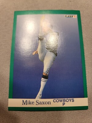 MIKE SAXON 1991 FLEER FOOTBALL CARD # 236 AND BRAD MUSTER 224# | eBay