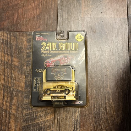 Racing Champions 24K Gold Plated 1:64 ~ Nascar 50th Anniversary ~ Car ...