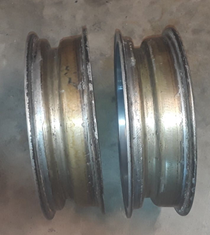 2 Aluminum slot wheels 15 x 4 ANSEN SPRINT, RARE BOLT PATTERN 4" x 5 | eBay