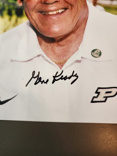 Gene Keady signed 8 X 10 Photo Autographed Purdue Boilermakers 🏀 BOILER ...