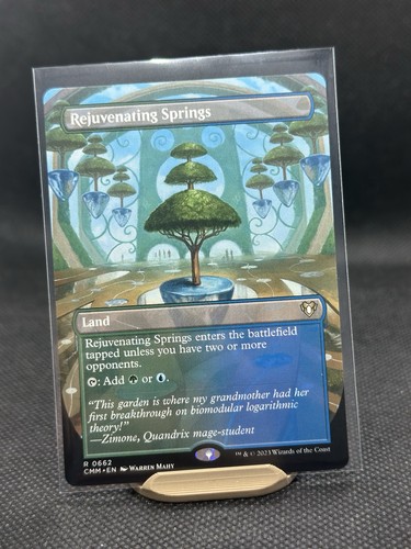 Near-Mint, English - 1 x MTG Rejuvenating Springs - Borderless - Non ...
