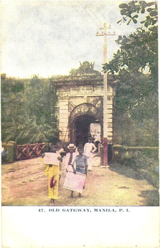 Manila Philippines Old Gateway Gates of Intramuros Vintage Postcard | eBay