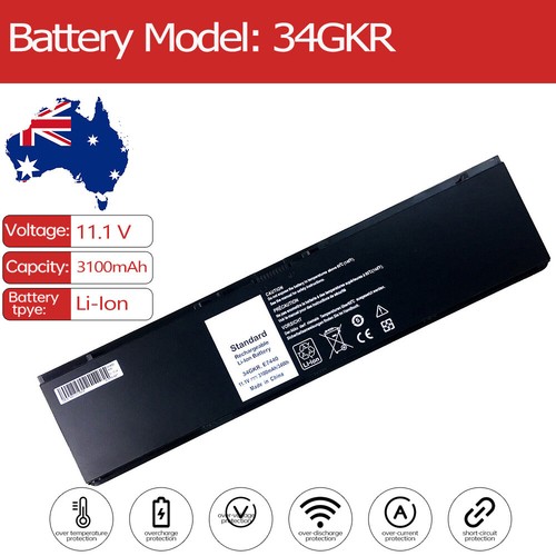 34GKR Battery for Dell Latitude 2P-KR71X 14 7000 14-7000 0KR71X 05K1GW ...