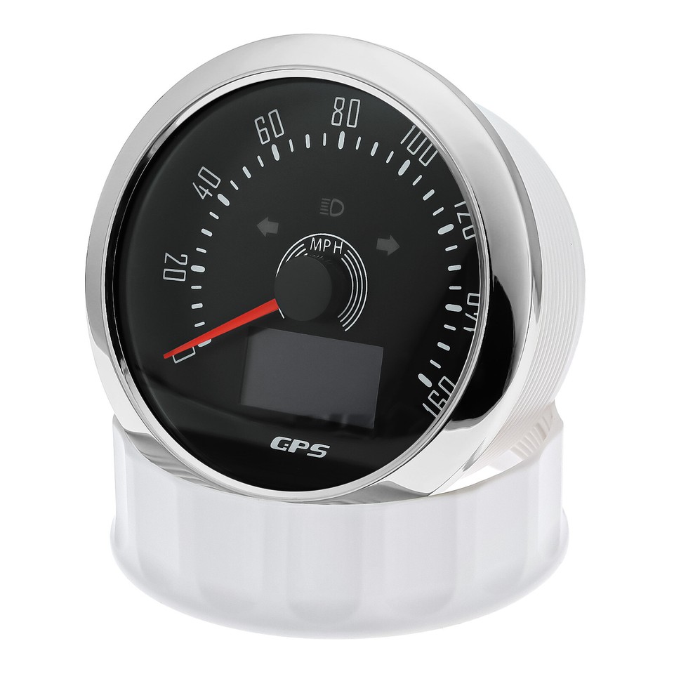 85mm Boat GPS Speedometer 0-160MPH Odometer Gauge Waterproof for Car ...