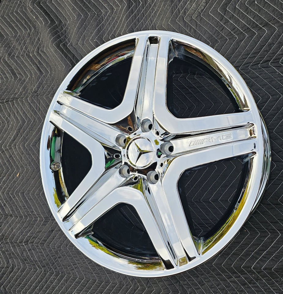 20 NEW CHROME OEM FACTORY MERCEDES G65 G63 G55 G550 G500 AMG WHEELS ...