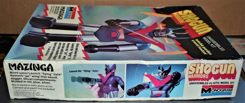 Vintage Monogram Shogun Warriors 6021 Mazinga Model Kit Unassembled ...