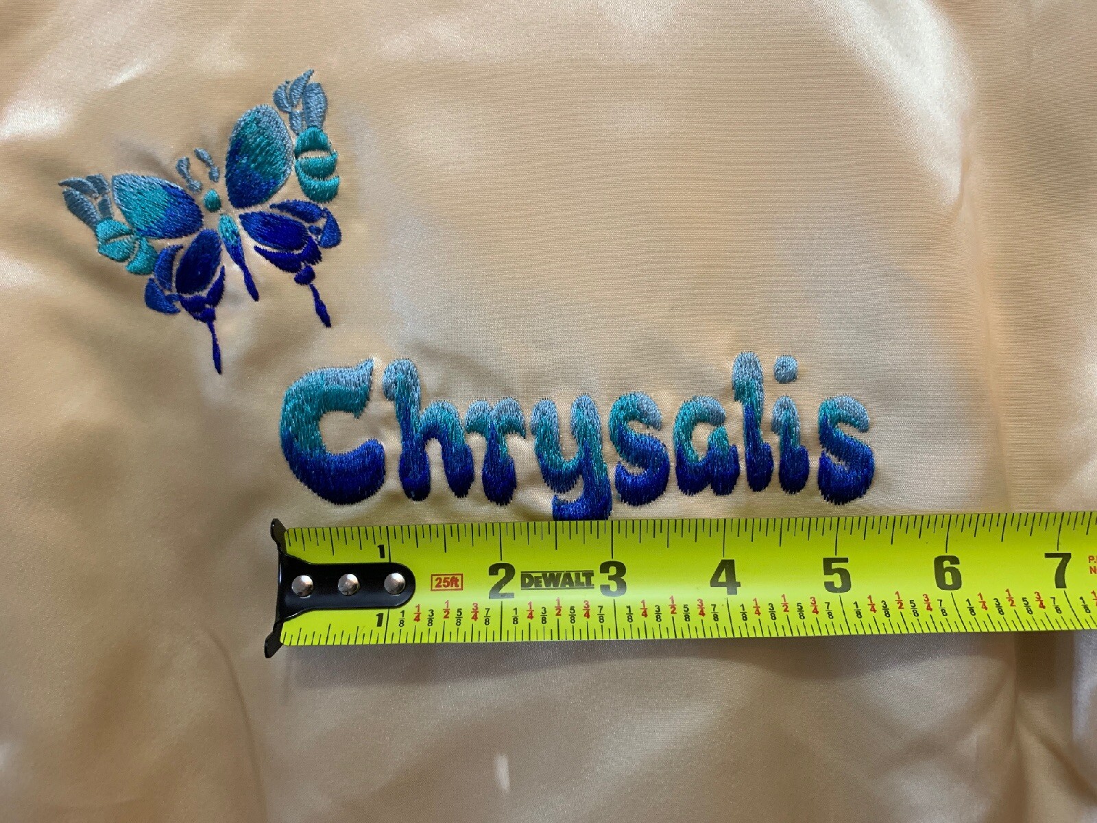 Rare 1970s Chrysalis Records Satin Bomber Jacket Musi… - Gem