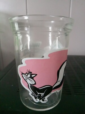 1994 Welch's Glass Looney Tunes Series 2 Pepe Le Pew & Penelope ...