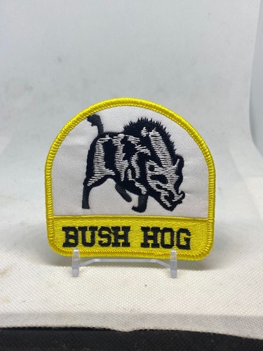 New Trendy Humorous Funny Vintage Style Patch Cap Hat - Bush Hog | eBay