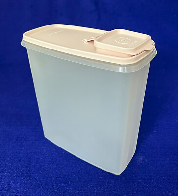 Tupperware Modular Mate Super Cereal Storer #1588 (20-Cup) w/Ivory Rose ...