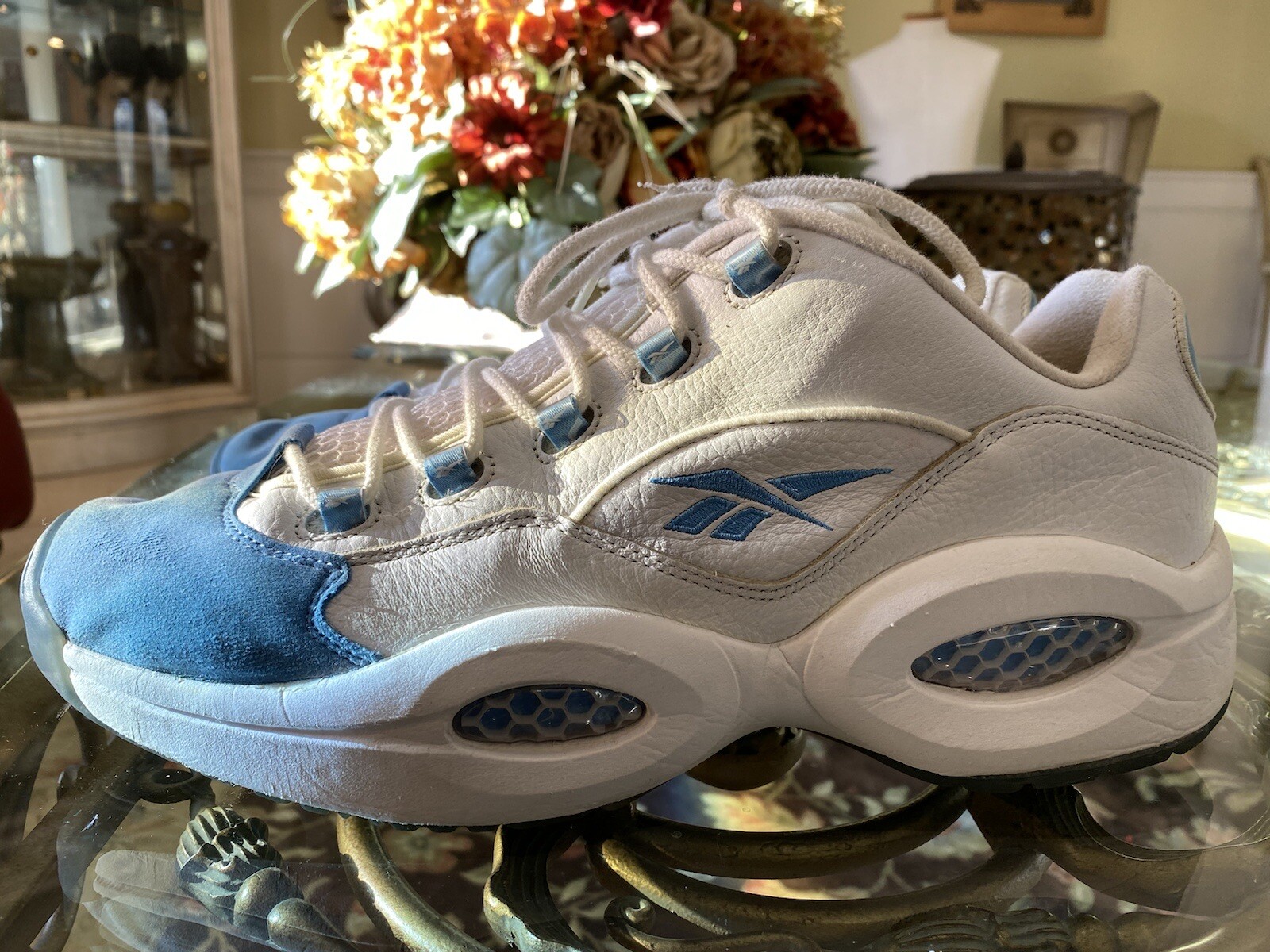 Reebok Question Low “White/Light Blue” (1999) Size 13 | eBay