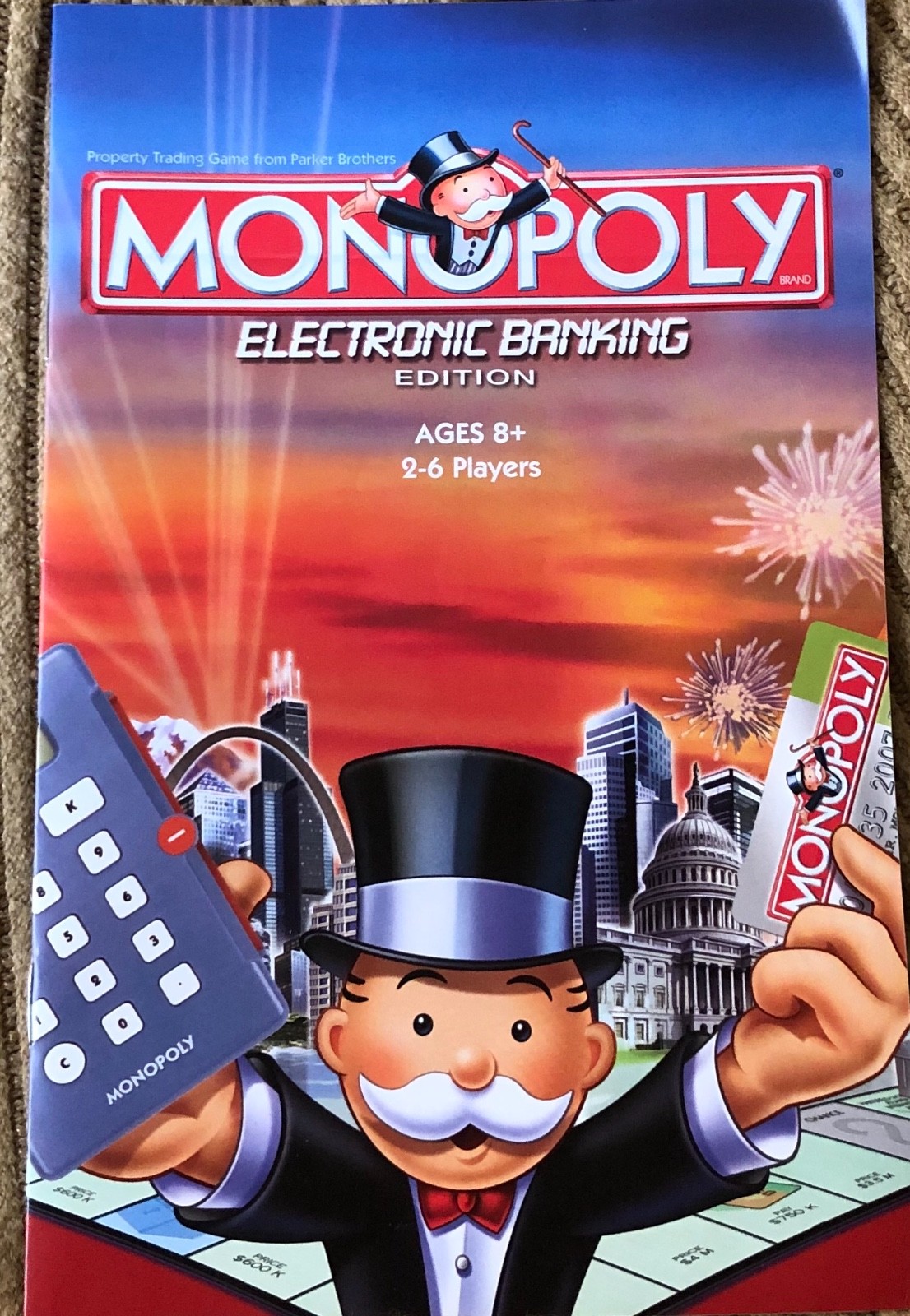 Original Monopoly Electronic Banking GAME Replacement Instructions EBay