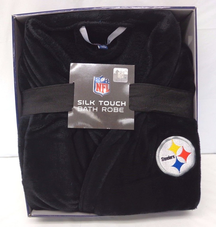 NFL Silk Touch Bath Robe Men's 26" x 47" | eBay