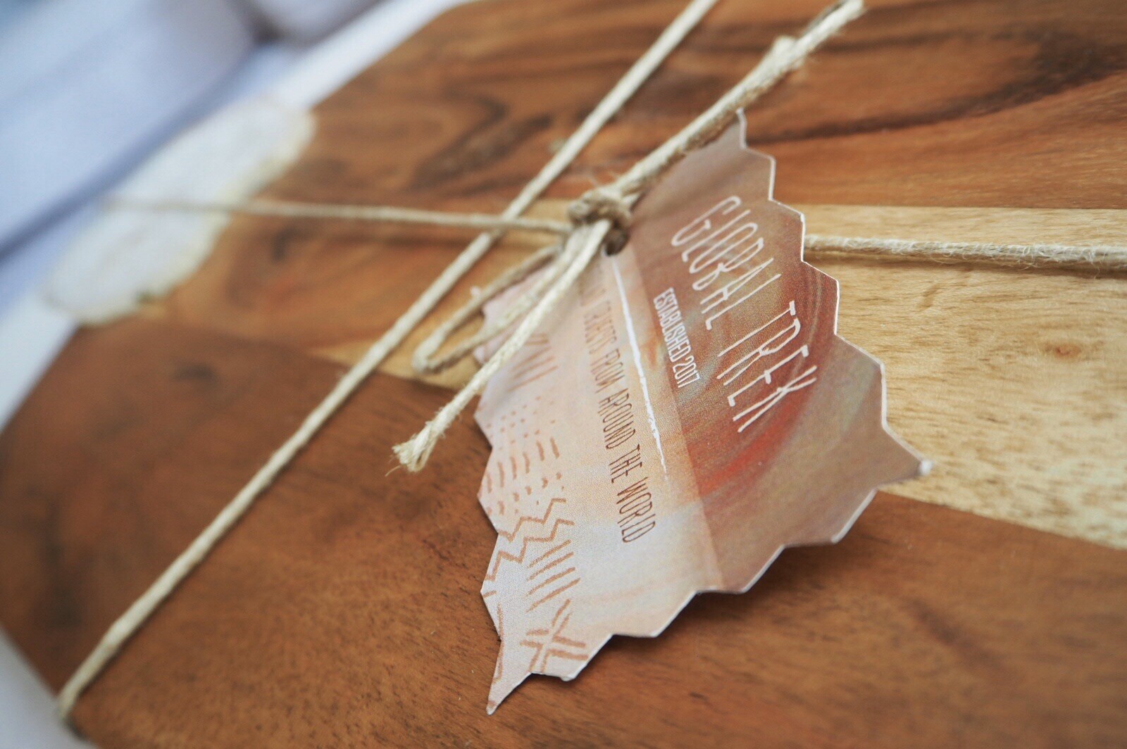 NEW THIRSTYSTONE Agate Accented Mango Wood Board | eBay