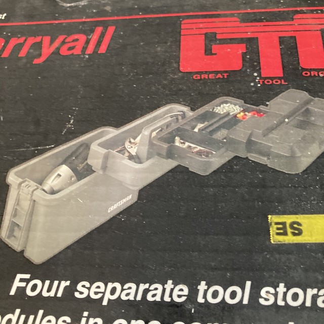 Vintage Sears Craftsman Compact Carryall Tool Box Organizer GTO 965307 ...