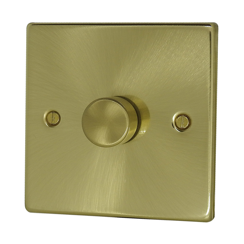 Satin Brushed Brass Light Switches & Plug Sockets - Sleek Modern Finish ...