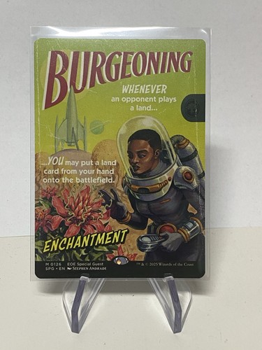 Burgeoning MTG 0126 Special Guest Poster Edge of Eternities M/NM Pack ...