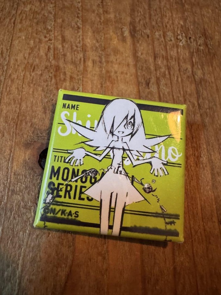 Monogatari Series Bakemonogatari Fake Oshino Shinobu Square Can Badge ...