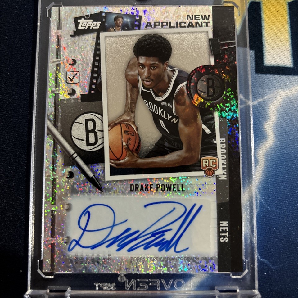 2025-26 Topps Drake Powell AUTO AUTOGRAPH New Applicant RC Shimmer ...