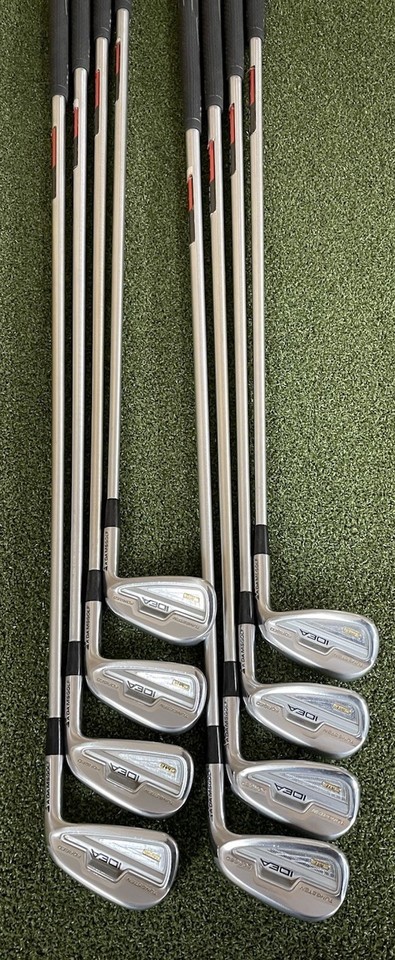 Adams Idea CMB Iron Set 4-P-G Mens RH - KBS C-Taper 120 Stiff Flex ...