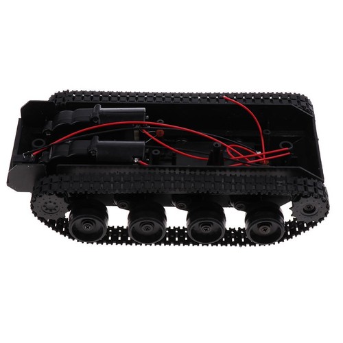 Lightweight Shock Absorbed RC Tank Car Chassis Kit Track | eBay Australia