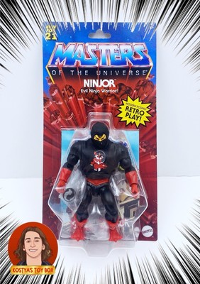 Masters Of The Universe NINJOR 2021 Retro Play Factory Sealed Action ...