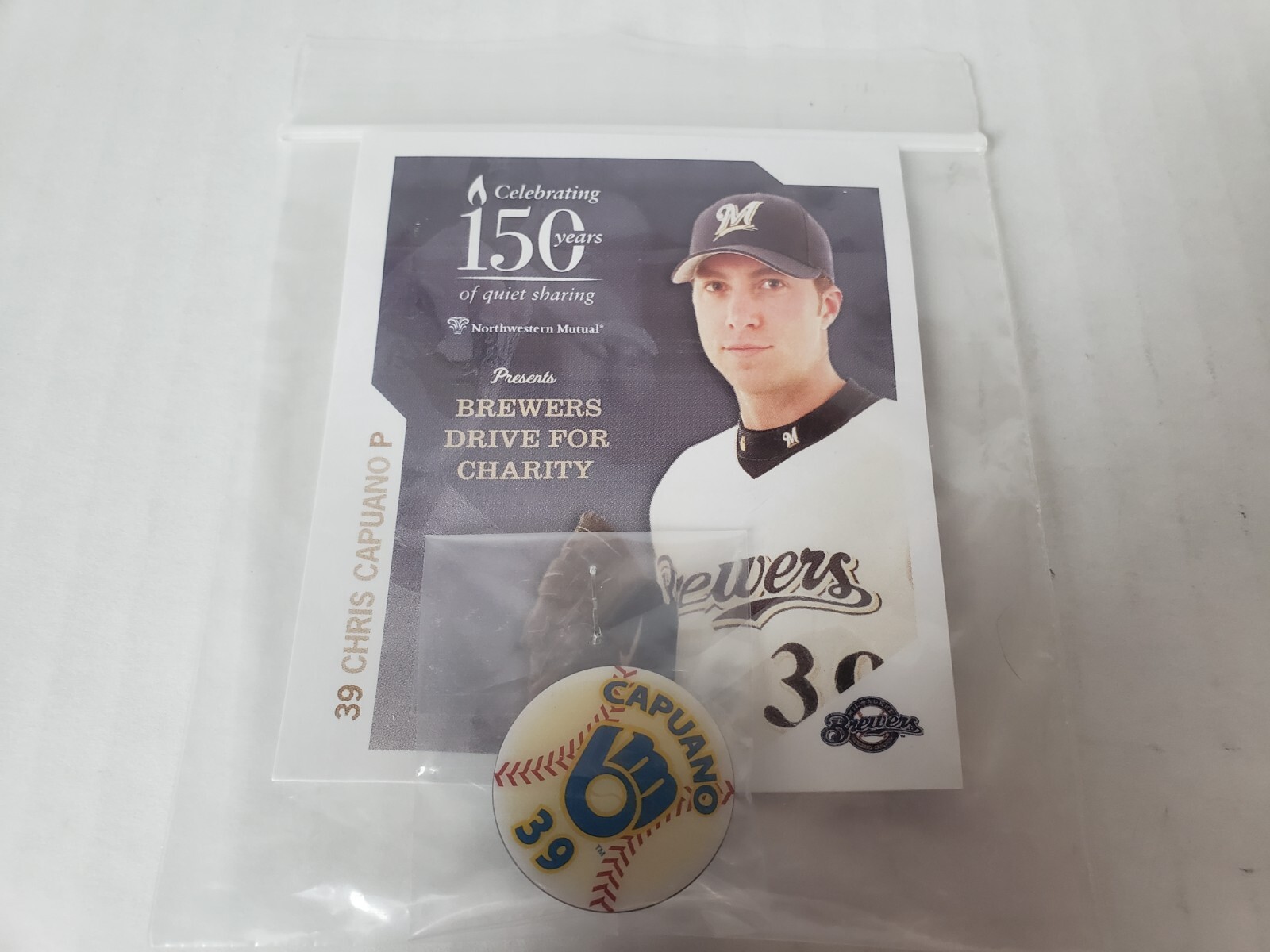 Chris Capuano Milwaukee Brewers Northwestern Mutual Drive For Charity ...