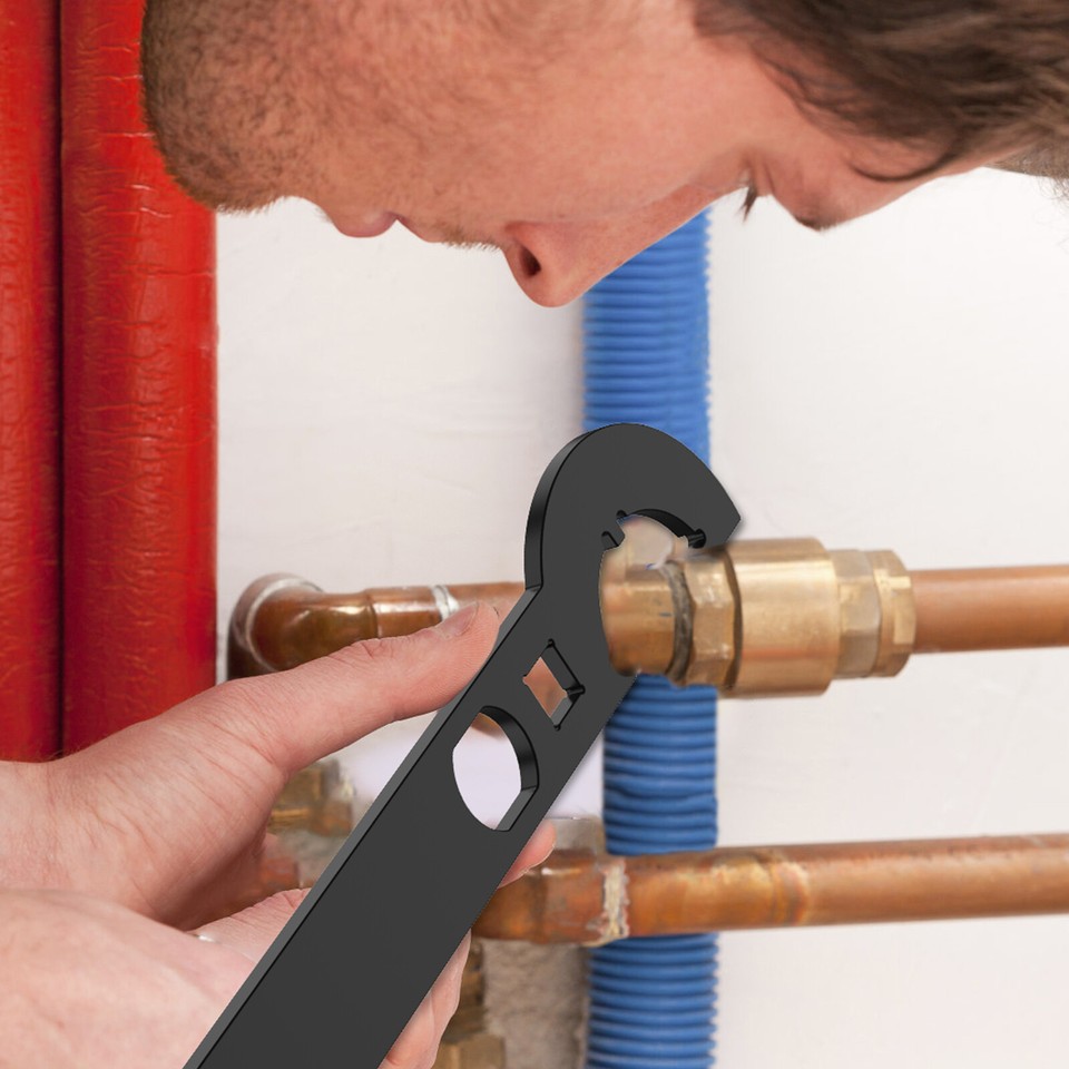 Nut Wrench Carbon Steel Lock Nut Wrench Multifunctional Nut Spanner ...