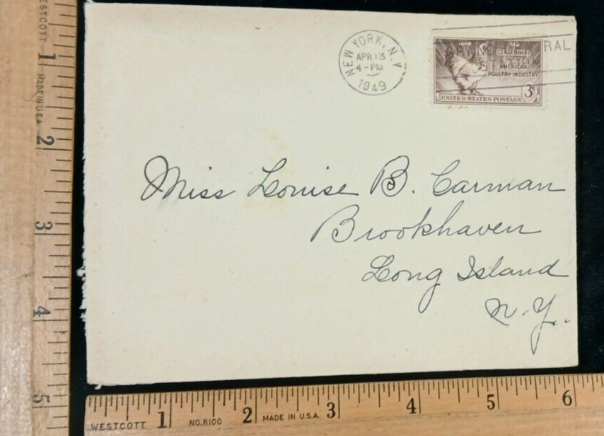 Antique Postage 1949 Long Island NY Envelope Historic Local With ...