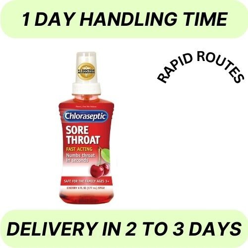 Chloraseptic Sore Throat Spray, Cherry Flavor, 6 fl oz | eBay