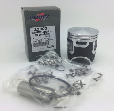 Vertex Piston Kit Kawasaki KX 85 Inc Pin & Clips 48.46mm 2001-2013 Size ...
