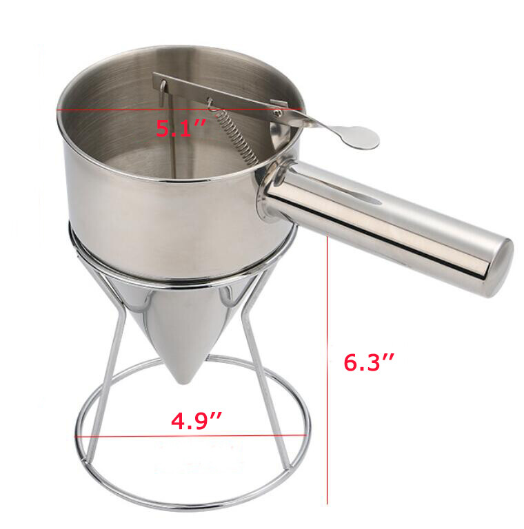 Conical Funnel Cone Small Diameter Hopper Separator w/ Shelf Octopus ...