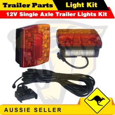 2 x 18 LED 6x4 - 8x5 BOX TRAILER Light Kit, Plug & Play, Water Proof ...
