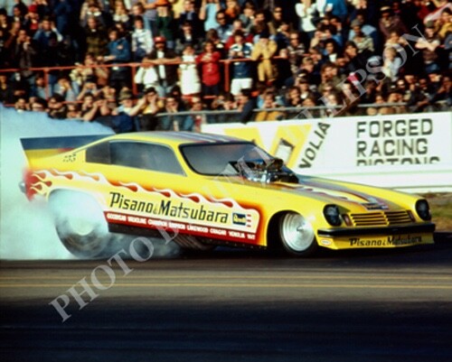 FUNNY CAR PHOTO NHRA DRAG RACING JOE PISANO'S 1975 VEGA FUNNY CAR AT ...