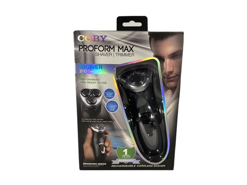 NIB COBY Proform Max Rechargable Cordless Shaver-Trimmer 2110 Series | eBay